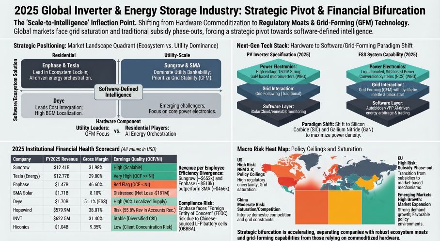 Global PV & ESS Inverter Leaders Pivot to Grid-Forming Software as Tier ...